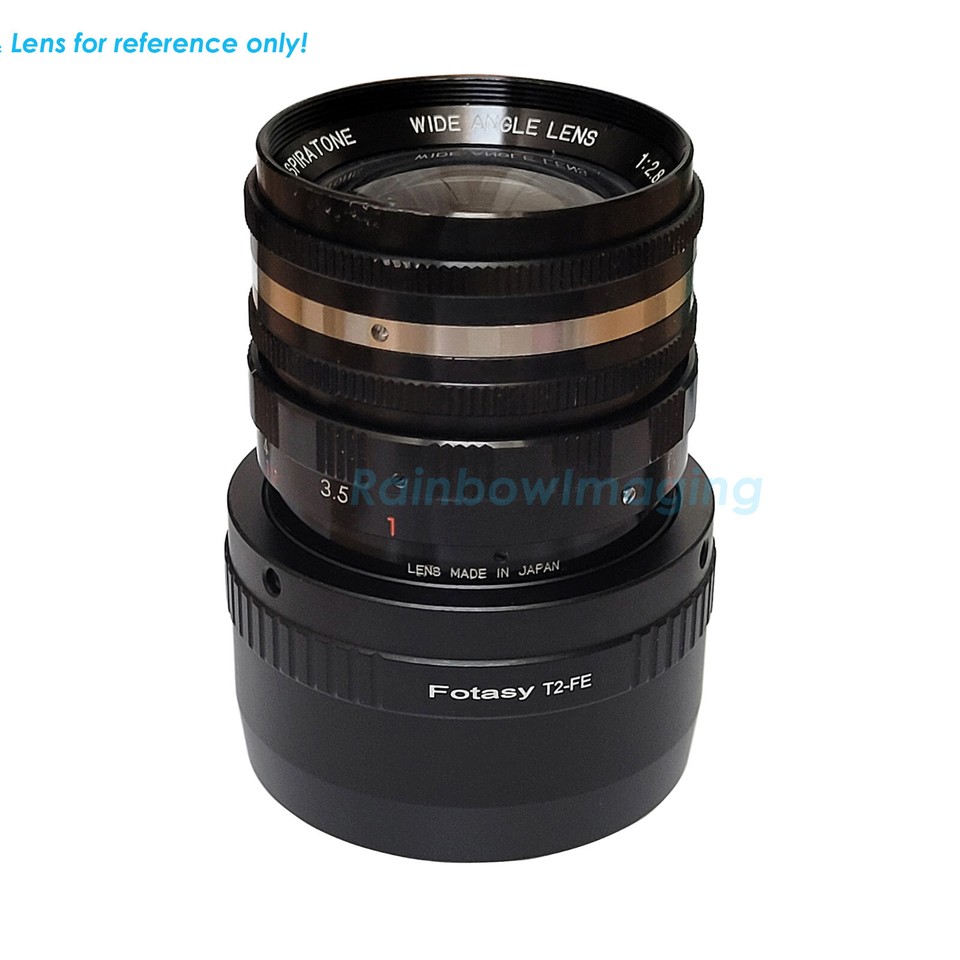 T T2 Telescope lens to Sony E-Mount A7II A7m2 A7S II A7R II III Camera ...