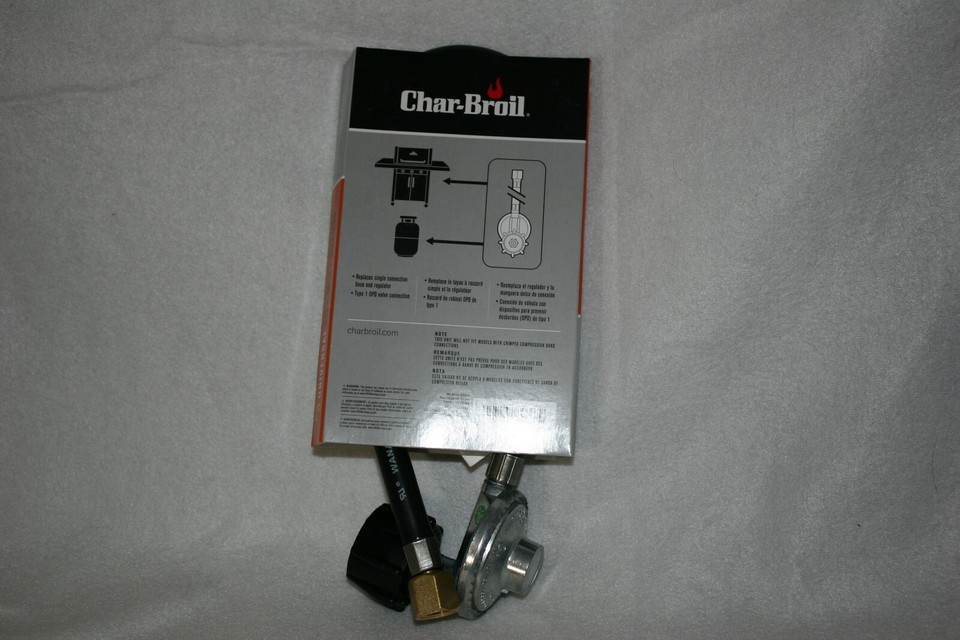 Char-Broil Propane Hose & Regulator, 20inch, universal fits most, new ...