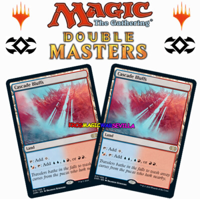 MTG 2 X Cascade Bluffs - Riscos de la cascada DOUBLE MASTERS ENGLISH NM ...