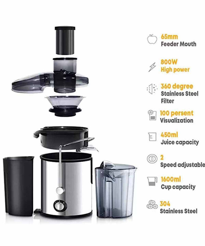 Electric Centrifugal Juicer Extractor Juice Machine Fruit Vegetable ...