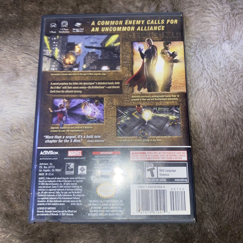 X-Men Legends II Rise of Apocalypse (Nintendo GameCube) GameCube ...