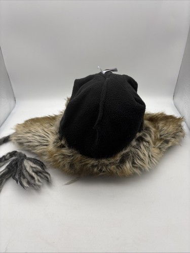 American Eagle Mohawk Trapper Wool Alpaca Faux Fur Winter Hat Toque One ...