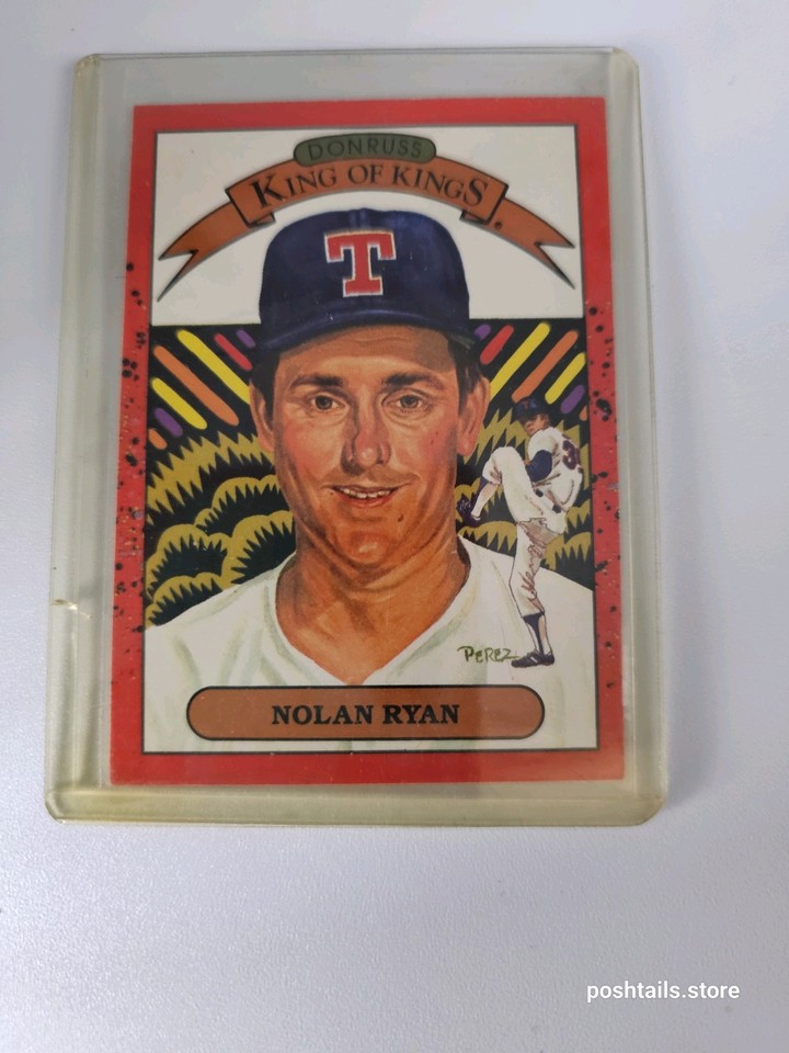 1990 Donruss - King of Kings front and back #665 Nolan Ryan Multiple ...
