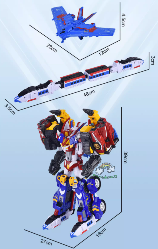 Tobot V Master-V Ultimate Transforming Combined Vehicles Robot Figure ...