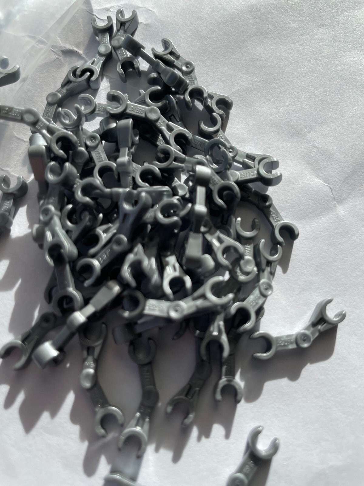 LEGO- NEW -#30377-METALIC SILVER-ARM MECHANICAL/BATTLE DROID-10 PIECES ...