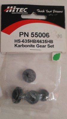 Hitec PN 55006 HS-635HB Karbonite Gear Set NOS | eBay