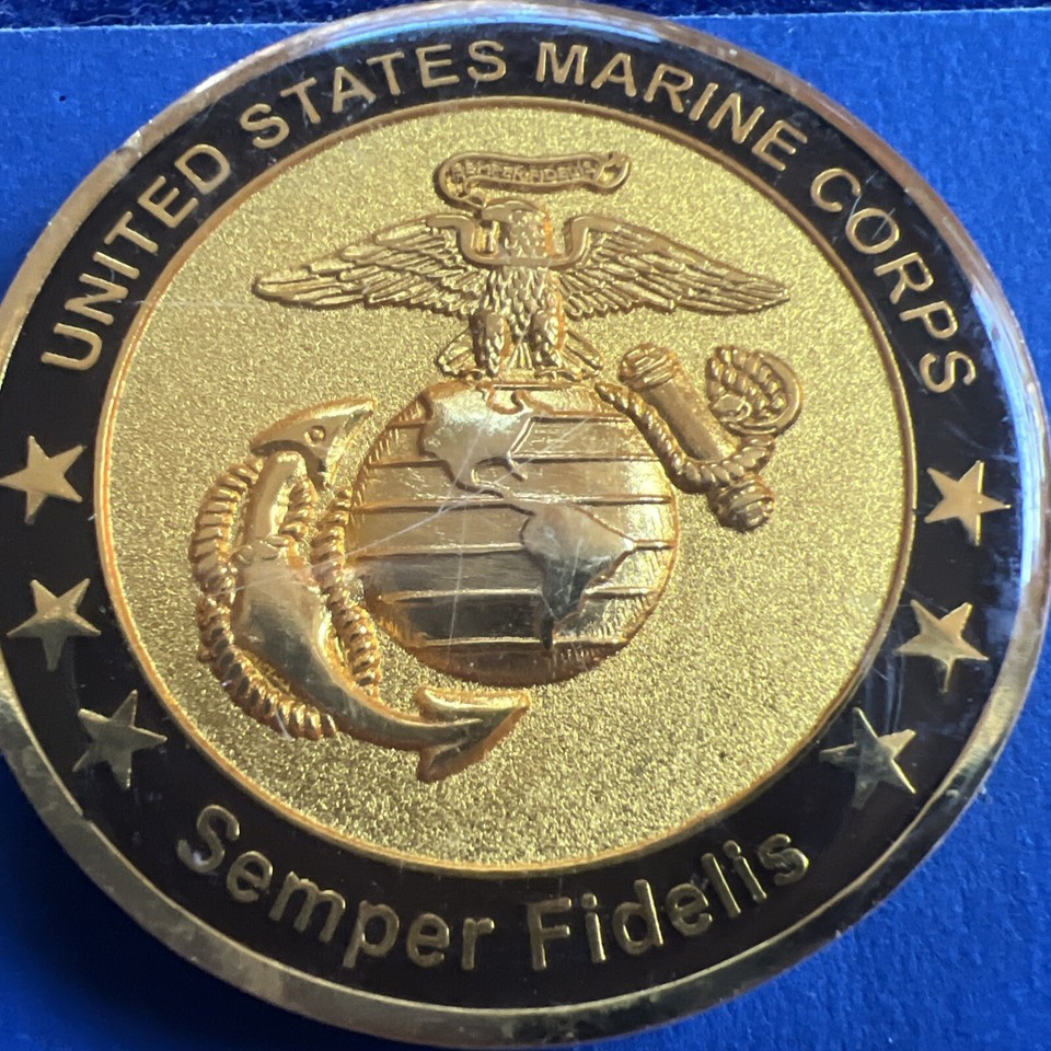 Challenge Coin - US Military - US Marine Corps - Semper Fidelis. “DEATH ...