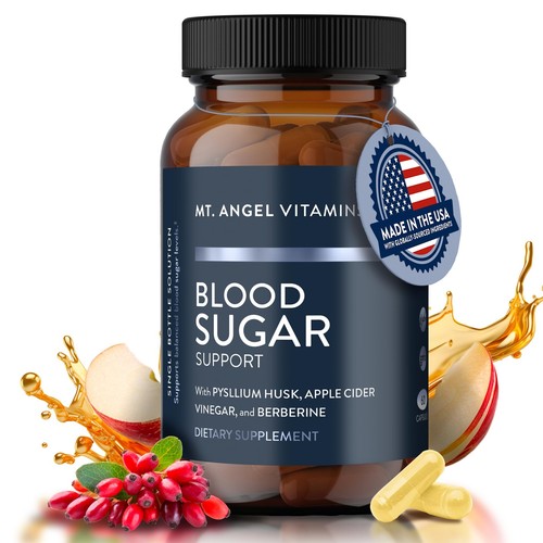 Mt. Angel Vitamins Blood Sugar Support Supplement - Natural Supplement ...