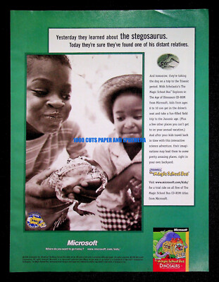 The Magic School Bus Microsoft CD-ROM 1996 Trade Print Magazine Ad ...