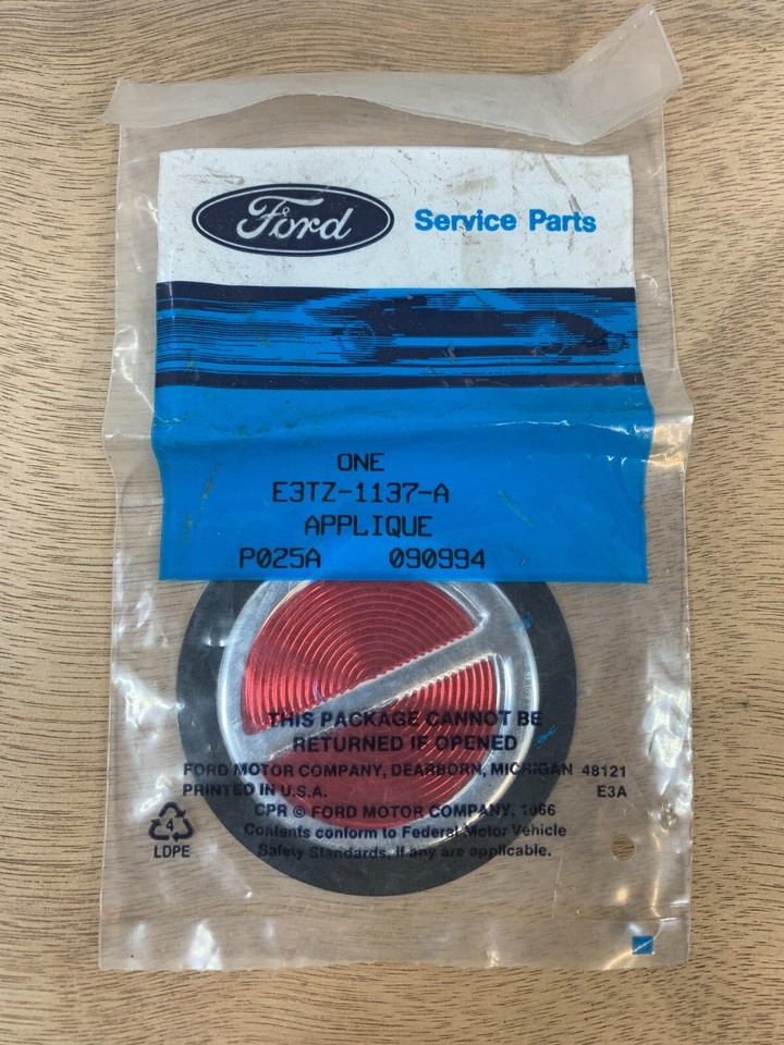 1983 1984 1985 1986 FORD TRUCK CENTER CAP EMBLEMS E3TZ-1137 APPLIQUE ...