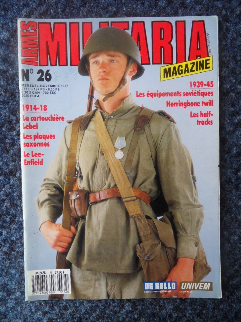 Militaria magazine n°26-novembre 1987-Lebel Lee Enfield saxonnes Half ...