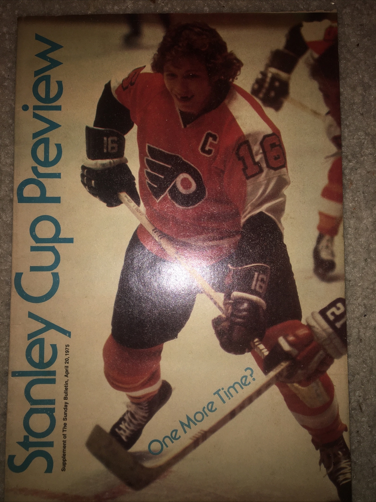 1974-75 Philadelphia Flyers Stanley Cup Sunday Bulletin April 1975 | eBay