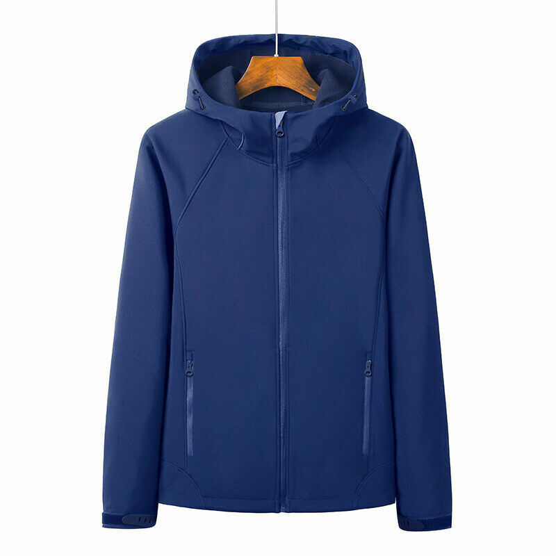 Mens Windbreak Coat Soft Shell Jacket Waterproof Top Warm Outwear ...