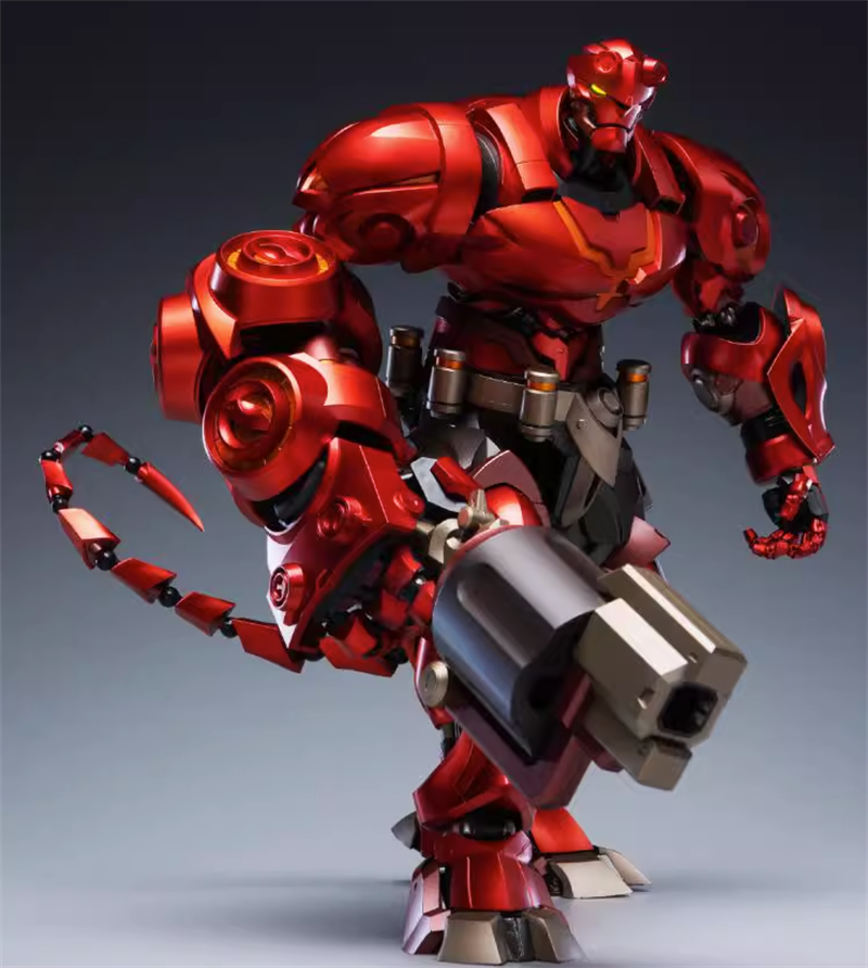 Hellboy Action Figure Alloy Mecha Model Toy Collect Finished New In Box ...