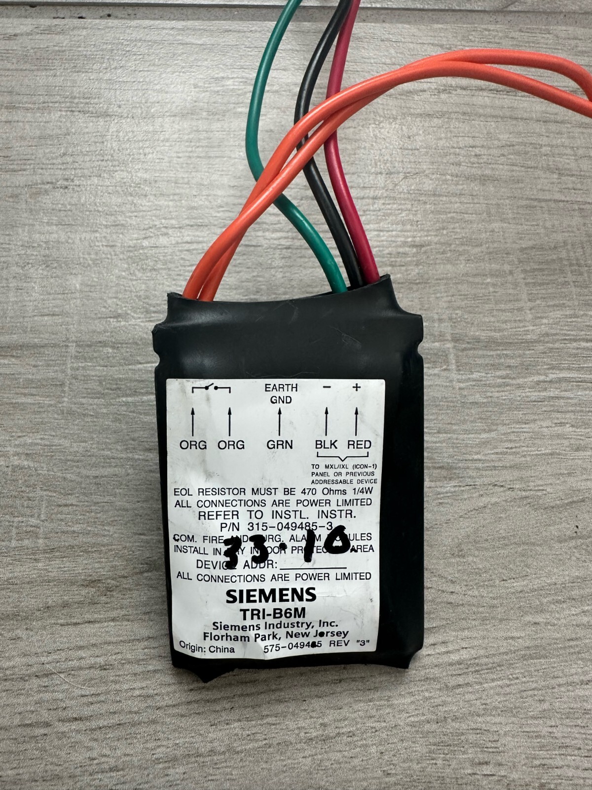 SIEMENS TRI-B6M INTERFACE MODULE FREE SHIPPING !!! | eBay