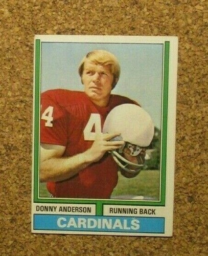 1974 Topps Football #155 Donny Anderson (St. Louis Cardinals) | eBay
