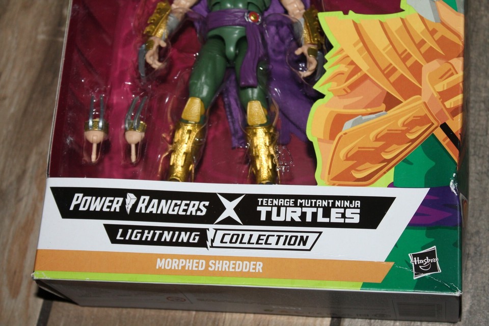Power Rangers X TMNT Lightning Collection Morphed Shredder Green Ranger ...