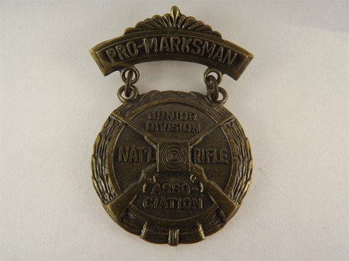 Vintage NRA National Rifle Association "PRO-MARKSMAN" JUNIOR DIVISION ...