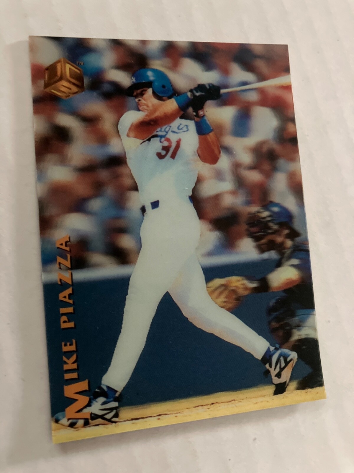 Los Angeles dodgers Mike piazza 1995 sportflix baseball card CScan | eBay
