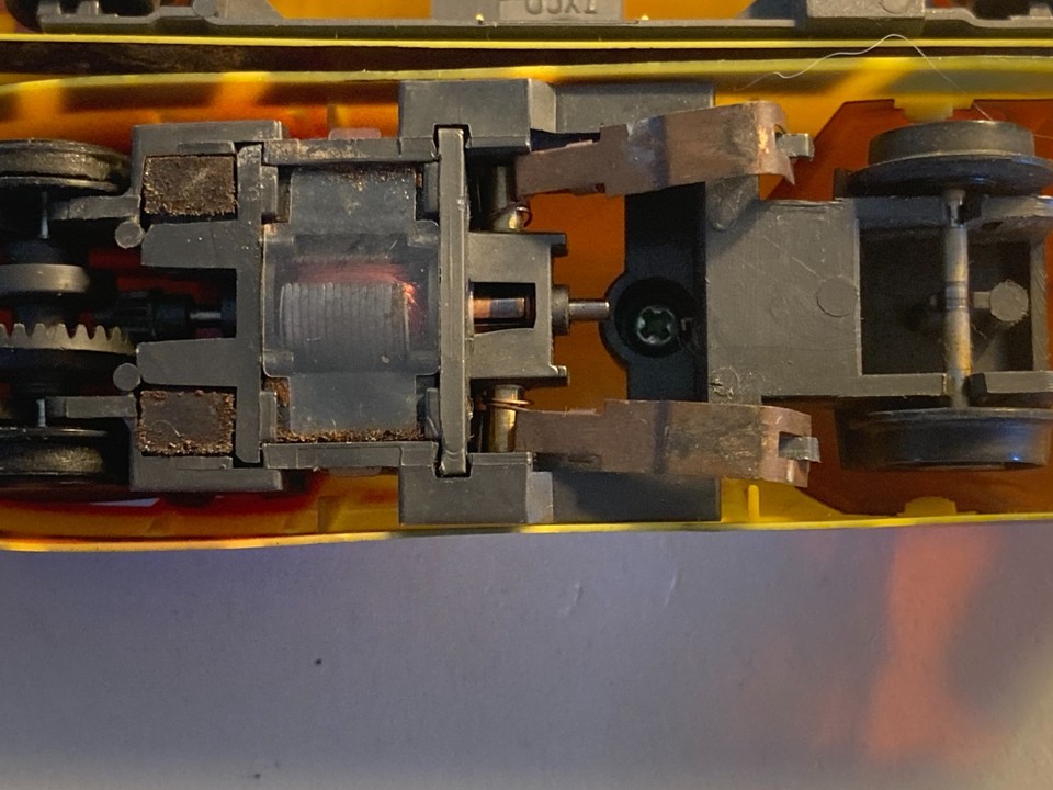 TYCO SUPER TURBO TRAIN Engine & Coach (motor works) Selling for ...