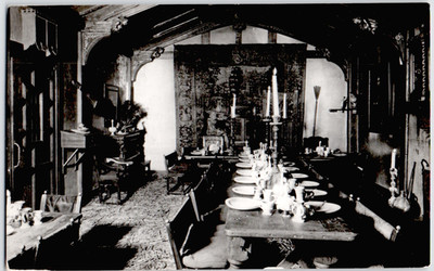 UK England London Gore Hotel Queens Gate Elizabethan Banqueting Room ...