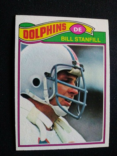 1977 Topps Football Card # 16 Bill Stanfill - Miami Dolphins | eBay