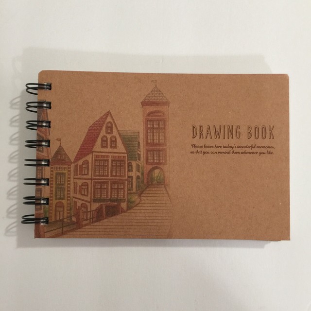 Daiso Japan Sketchbook Journal Set Spiral Bound Paperback Drawing Book ...