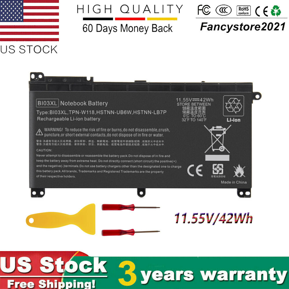 BI03XL Battery For HP Pavilion X360 M3-U 13-U M3-U001DX M3-U103DX ...