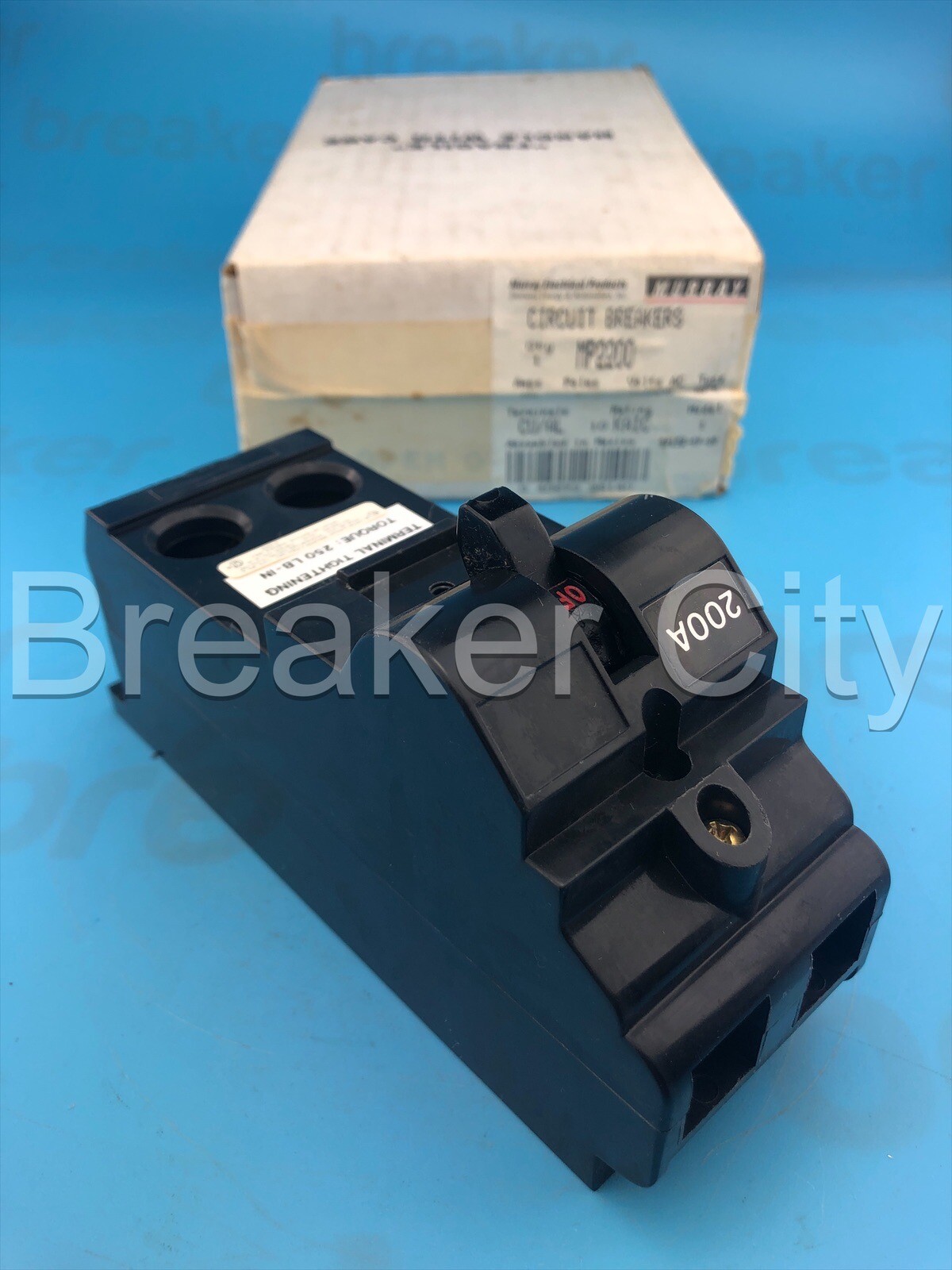 Murray Crouse-Hinds 200 Amp 2 Pole MD-A Circuit Breaker MD2200 240VAC ...