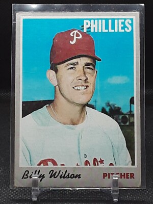BILLY WILSON 1970 TOPPS PHILLIES (CONDITION ISSUES) N1 | eBay