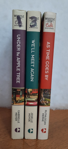Lot of 3 Guideposts Whistle Stop Cafe Mysteries Hardcover Cozy Mystery ...