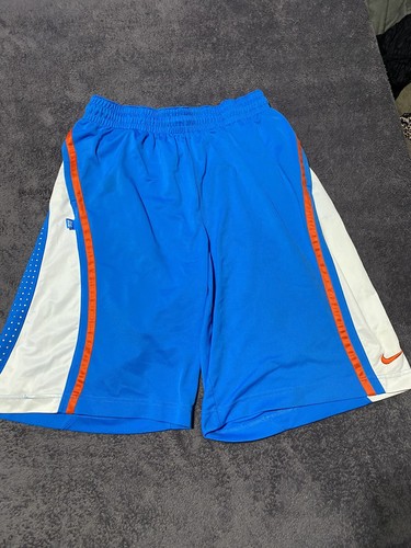 Nike Dri-Fit Basketball Shorts Men L Drawstring Pockets Mesh Panels ...