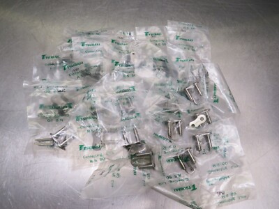 Tsubaki RS50 Connecting Link Stainless Steel Spring Clip Lot of 18! | eBay