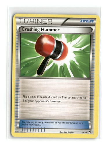Crushing Hammer - #34/39 - Pokemon TCG Card-LP | eBay