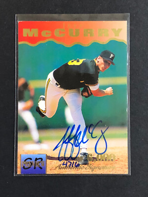 Jeff McCurry Signed 1995 Signature Rookies #21 Auto Autograph RC /6000 ...