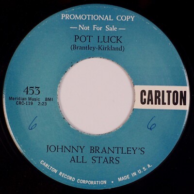 JOHNNY BRANTLEY ALL STARS: The Place ’59 CARLTON Rock Teen Promo 45 | eBay