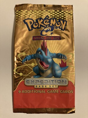 Pokémon Expedition Base Set Feraligatr Empty Wrapper (No Cards) b | eBay