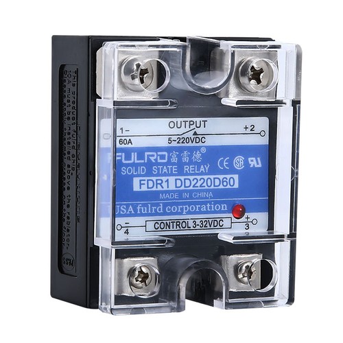 1PC FULRD Single-phase Solid State Relay DC-DC FDR1 DD220D60 60A SSR ...
