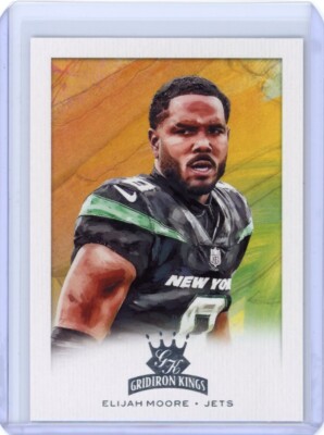 2021 Chronicles Elijah Moore Rookie Gridiron Kings - New York Jets | eBay