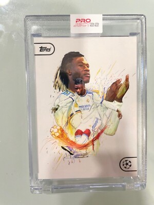 EDUARDO CAMAVINGA 2022 TOPPS PROJECT 22 SOCCER ENCASED CARD - ARTIST ...