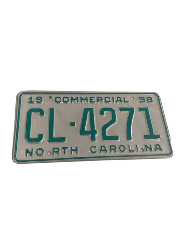 1998 North Carolina License Plate CL-4271 | eBay