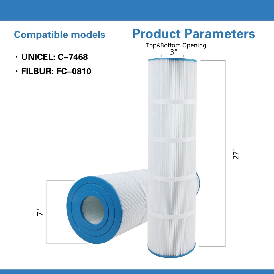 4 PACK POOL FILTER C-7468 Replaces Jandy CL460,CV460 PJAN115,Ultral-A9 ...