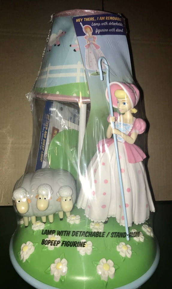 Disney Pixar Toy Story 4 Bo Peep & Sheep Table Lamp Collectible Figure ...