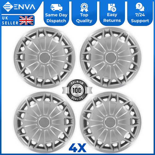 For Ford Transit Mk8 Custom 4X 15" Inch Wheel Trim Hub Cap Cover 2014 ...