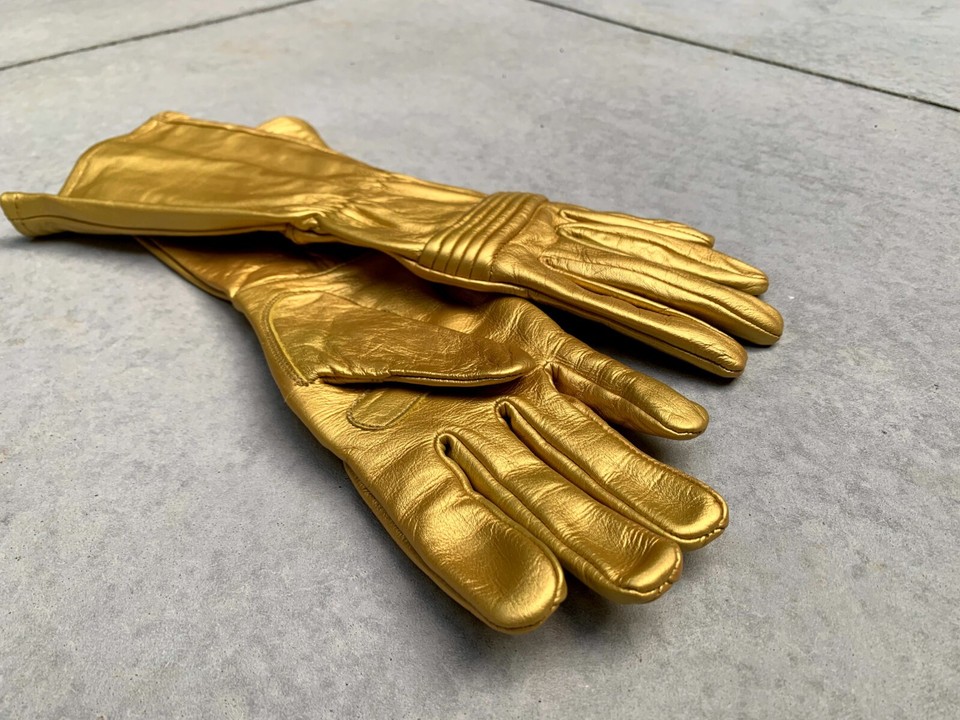Ranger Hero Gloves for Cosplay /Long gauntlet/ Genuine Leather/ Unisex ...