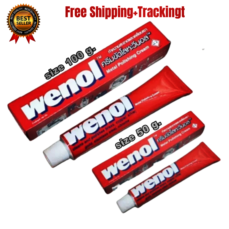 Wenol Metal Polish Cleaner for Brass Copper Silver Gold Stainless Steel ...