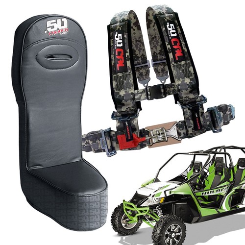 Arctic Cat Wildcat Bump Seat with CAMO 2-Inch Race Style 4-Point ...