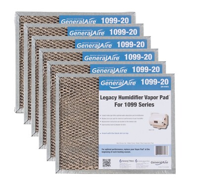 GeneralAire 1099-20 (6 Pack) - Humidifier Water Panel | eBay