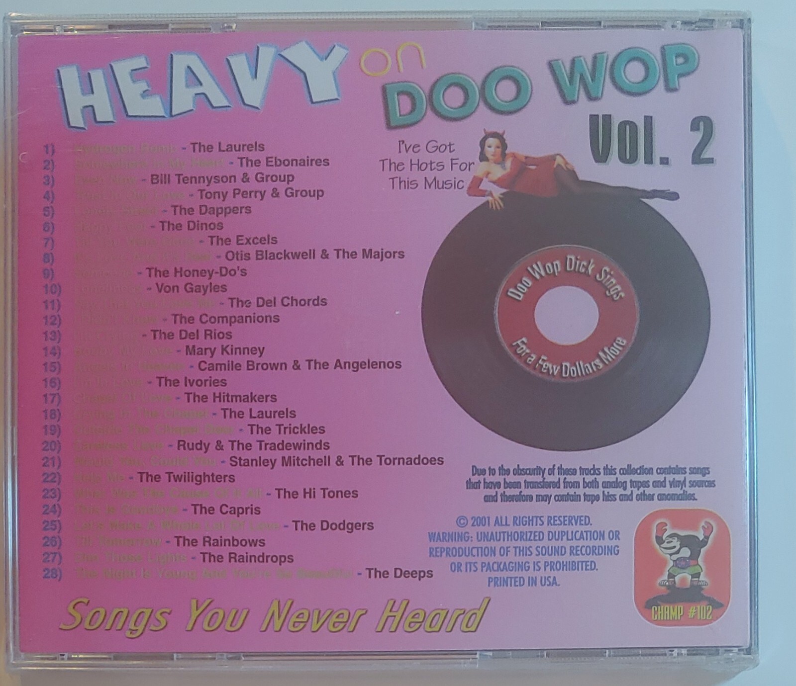 HEAVY ON DOO WOP - VOL 2 CD BRAND NEW | eBay