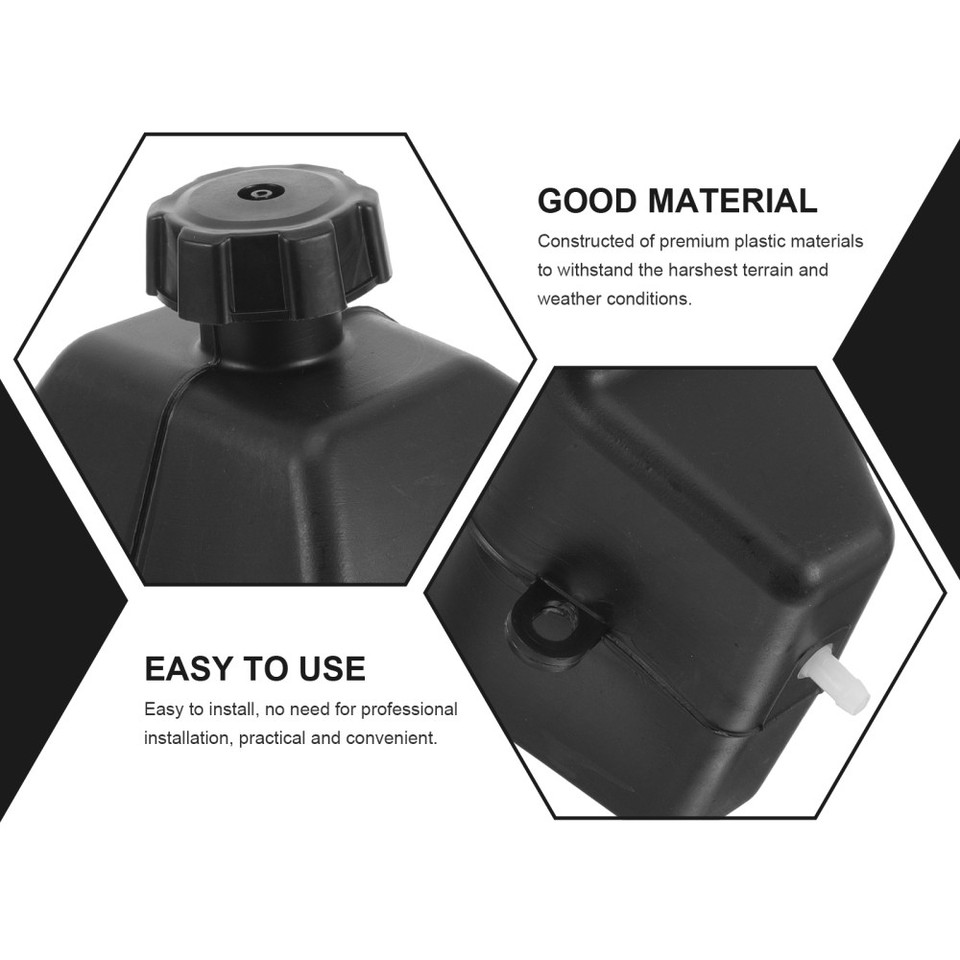 Motorcycle Gas Tank Small Fuel Tank 50cc-125cc Plastic Motorbike Fuel ...